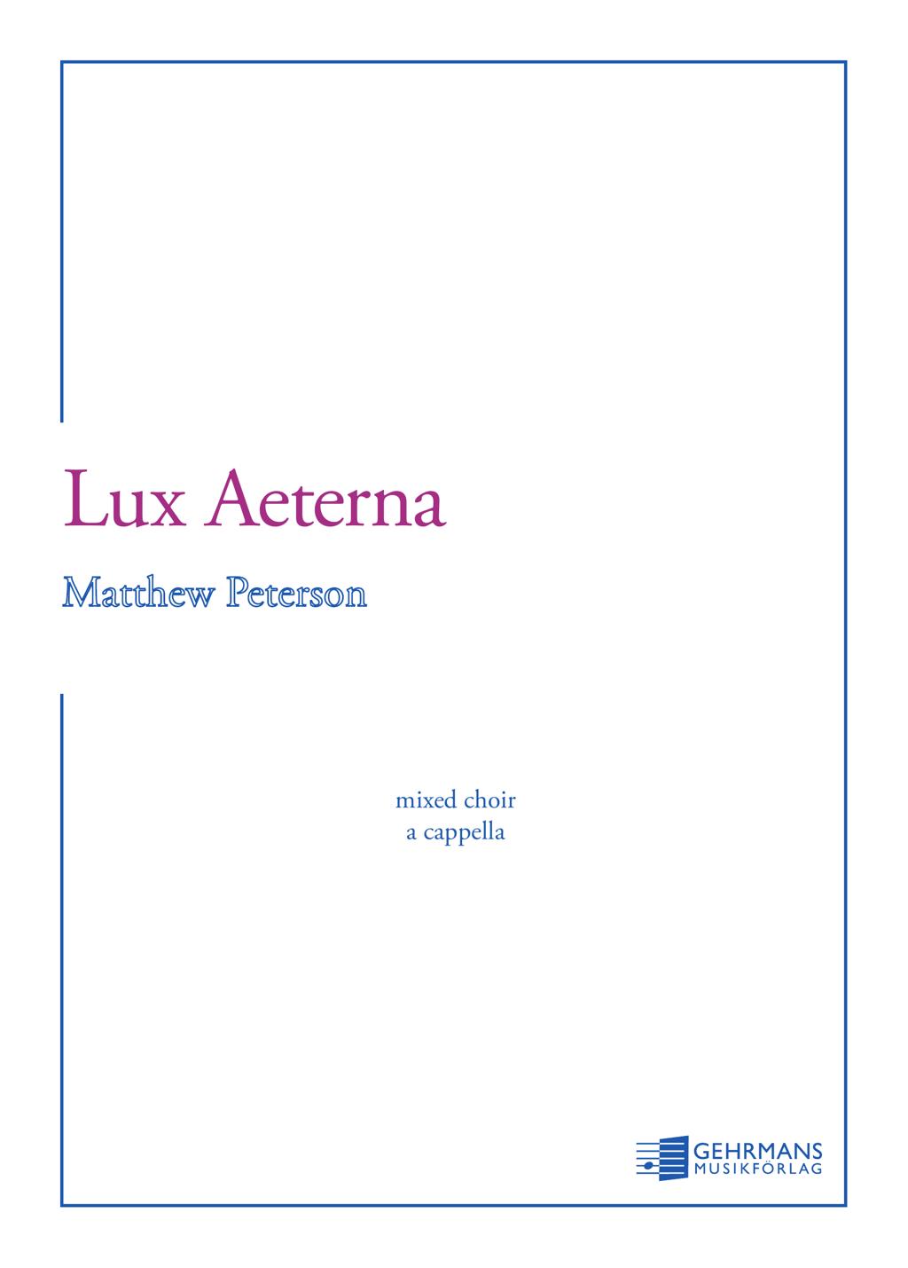 Lux aeterna